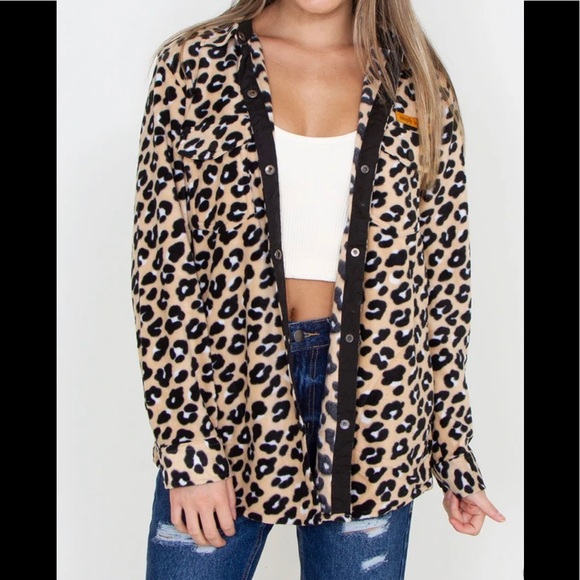 Simply Southern | Jackets & Coats | Nwt Simply Southern Leopard Print ...